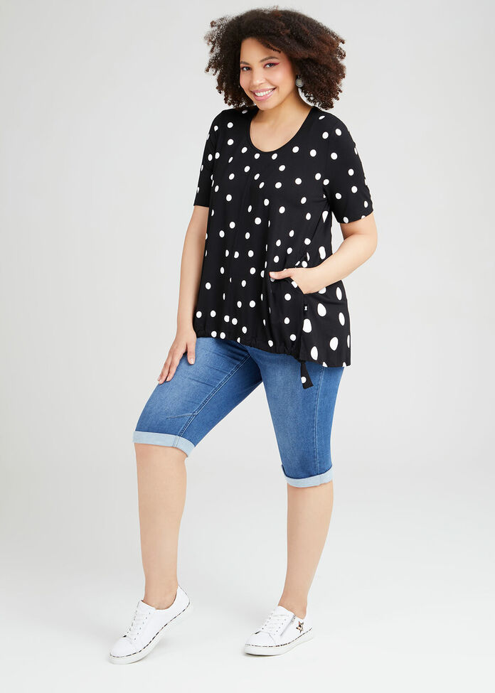 Shop Plus Size Natural Spotty Days Top in Print | Sizes 12-30 | Taking ...