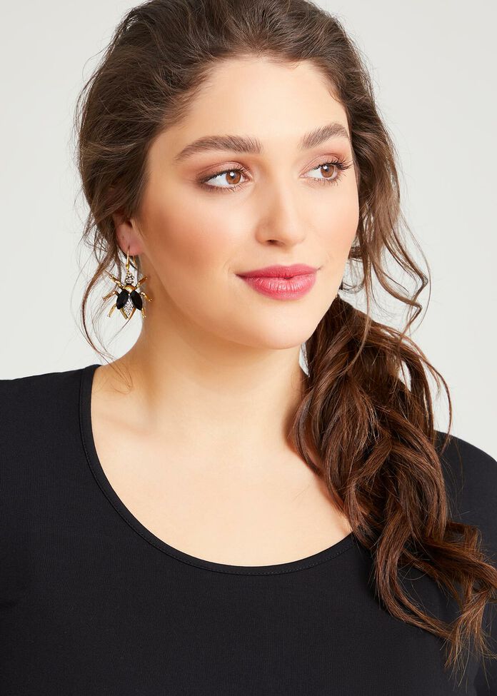 Shop Crystal Queen Bee Earrings in Gold | Accessories | Taking Shape AU