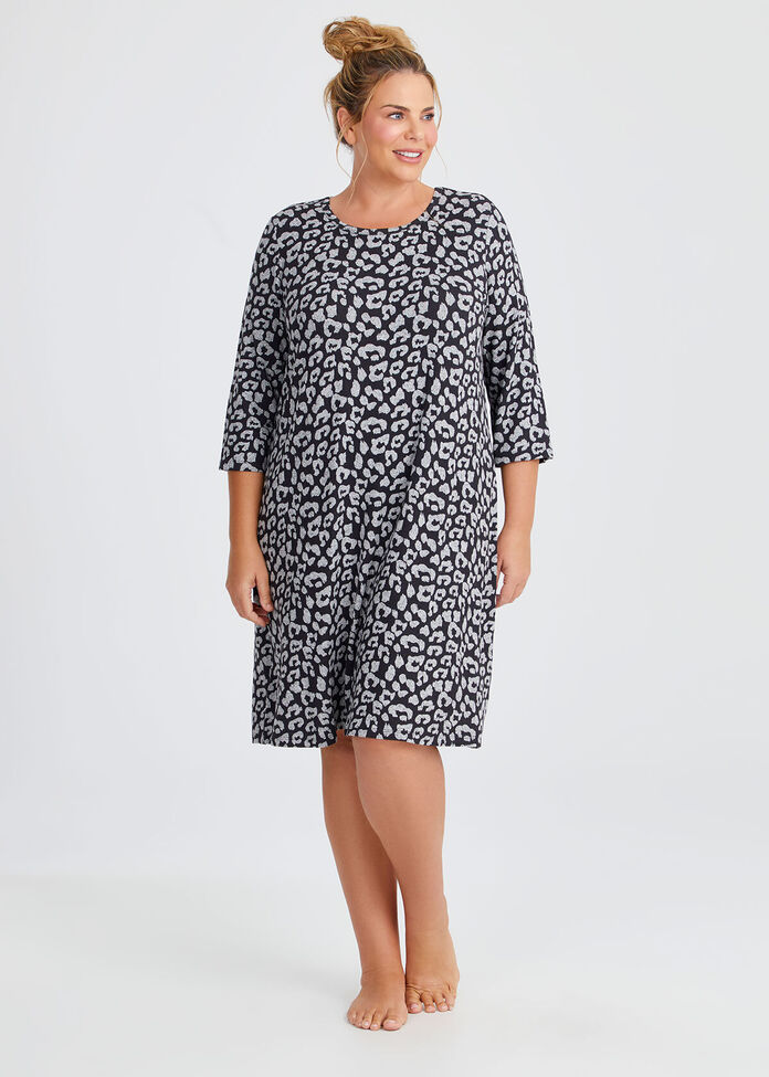 Plus Size Women's Lounge Animal Print Nightie | Taking Shape AU