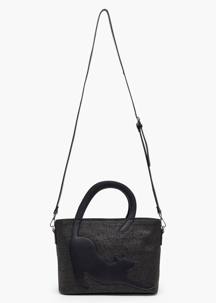 Shop Stretching Cat Classic Bag in Black | Accessories | Taking Shape AU