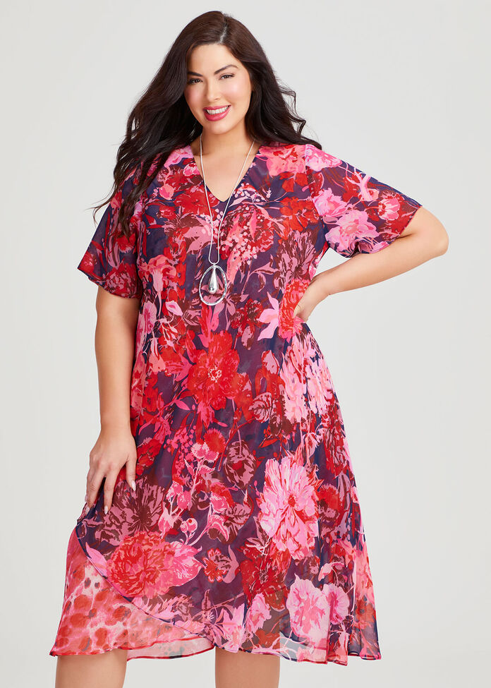 Shop Plus Size Reversible Travel Dress, Red | Taking Shape AU
