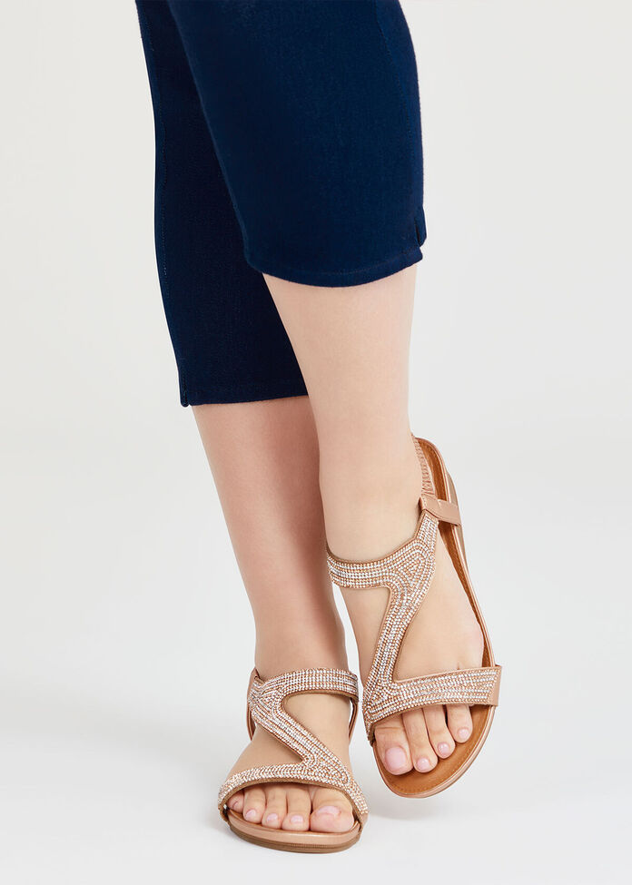 Shop Bling Wedge Flex Sandal | Comfortable Shoes | Taking Shape US