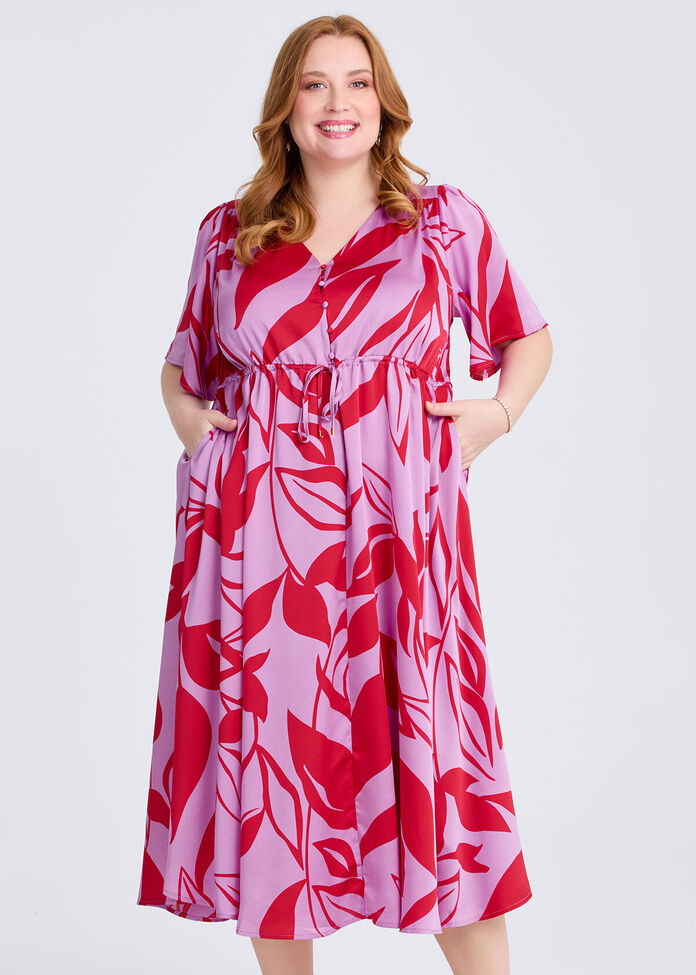 Shop Plus Size Serenade Event Midi Dress, Print | Taking Shape AU