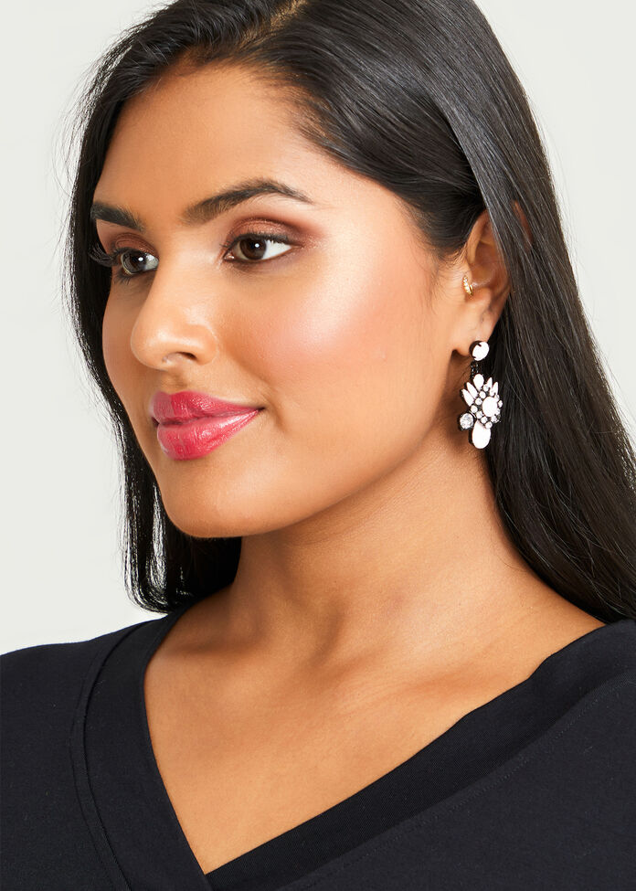 Shop Elaborate Crystal Earrings in Red | Accessories | Taking Shape AU