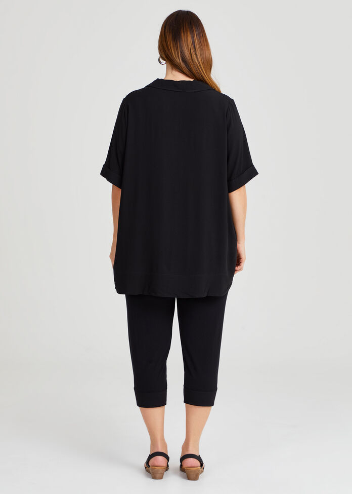 Shop Plus Size Bamboo Kaia Top, Black | Taking Shape AU