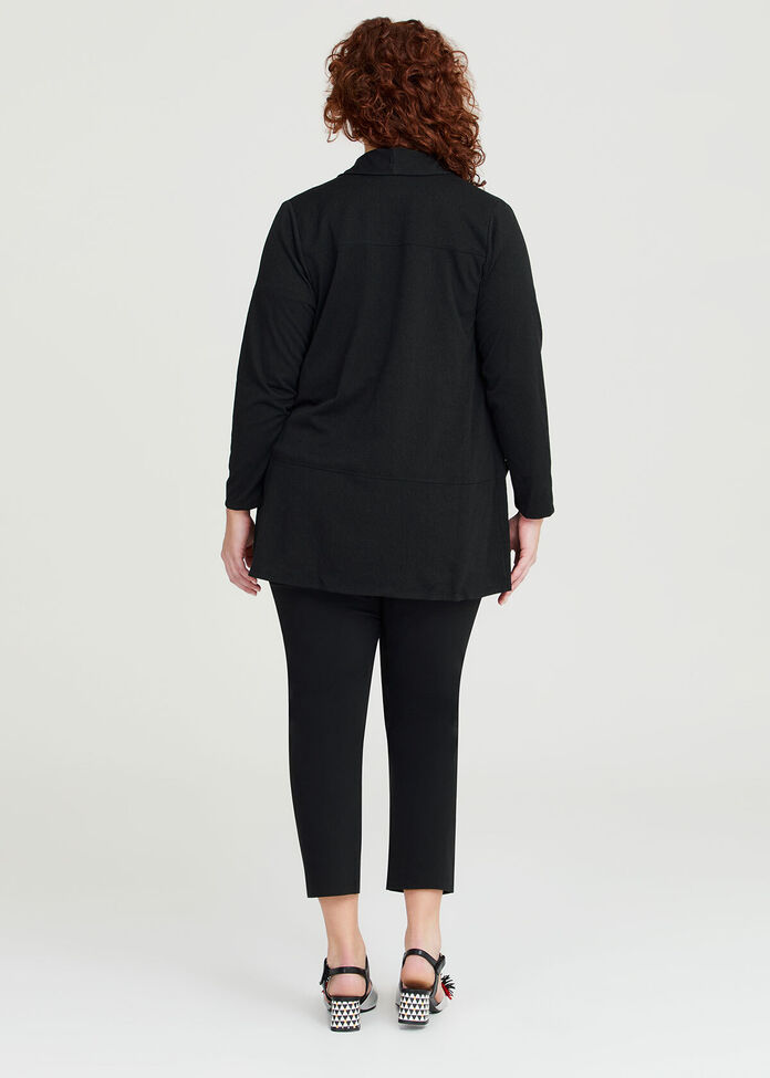 Shop Plus Size Swing Pocket Cardigan, Black | Taking Shape AU