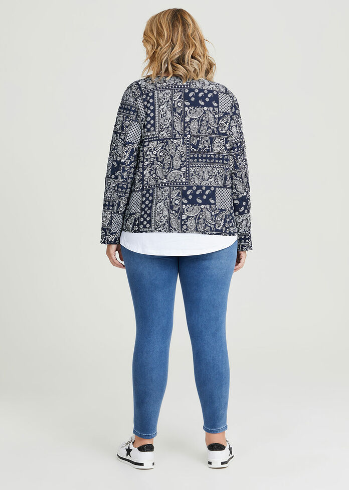 Shop Plus Size Reversible Quilted Jacket, Multi | Taking Shape AU