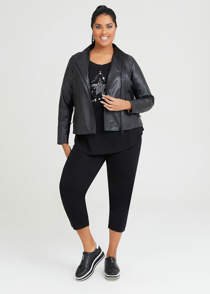 Shop Plus Size Natural Shining Star Top, Black | Taking Shape AU