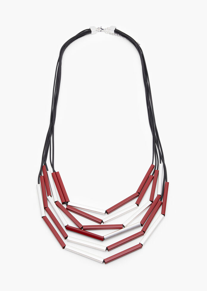 Shop Layered Tubes Necklace in Multi | Accessories | Taking Shape AU