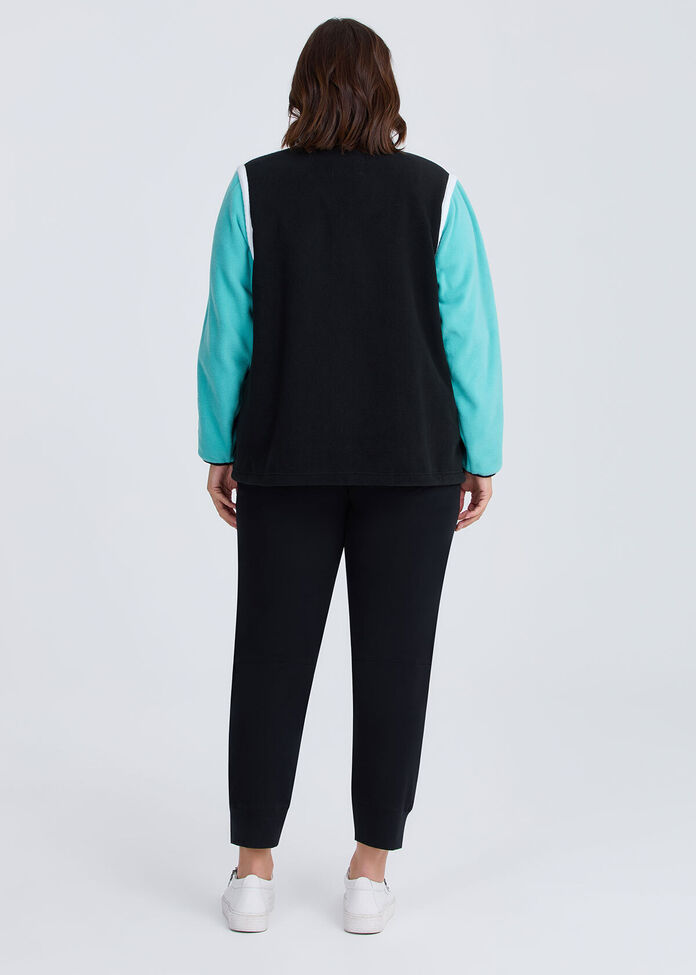 Shop Plus Size Active Polar Fleece Top, Multi | Taking Shape NZ