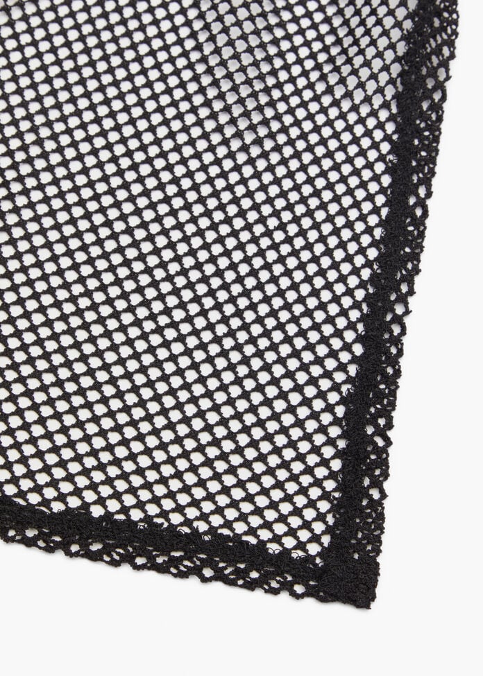 Shop Swim Peephole Poncho in Black | Accessories | Taking Shape CA