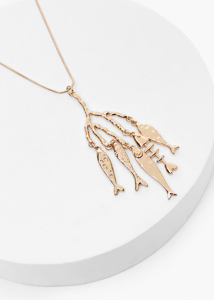 Shop Fish Necklace in Gold | Accessories | Taking Shape AU