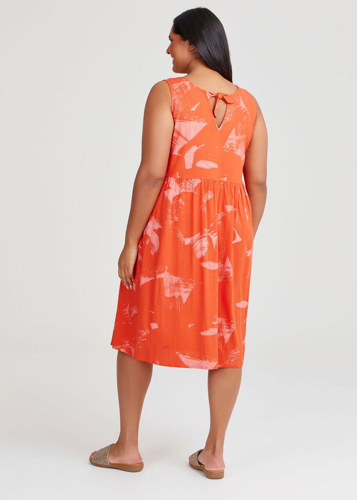 Shop Plus Size Natural Tropical Dress, Multi | Taking Shape AU
