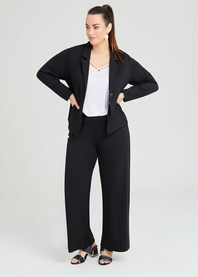 Shop Plus Size Bamboo Ponte Eternal Jacket, Black | Taking Shape AU