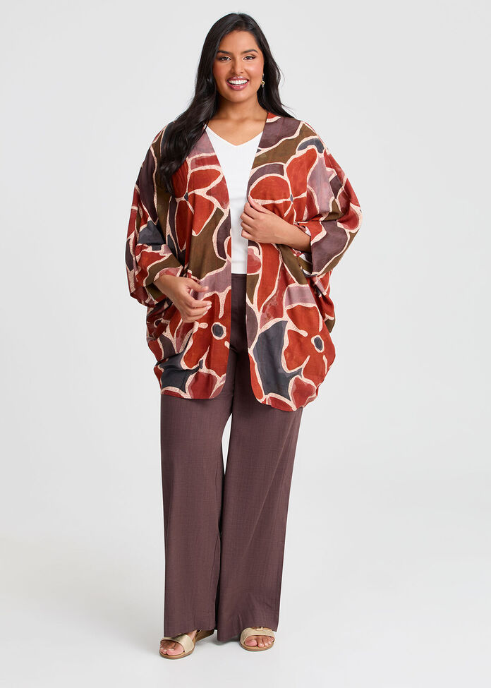 Shop Abstract Flower Cape in Brown | Accessories | Taking Shape SG