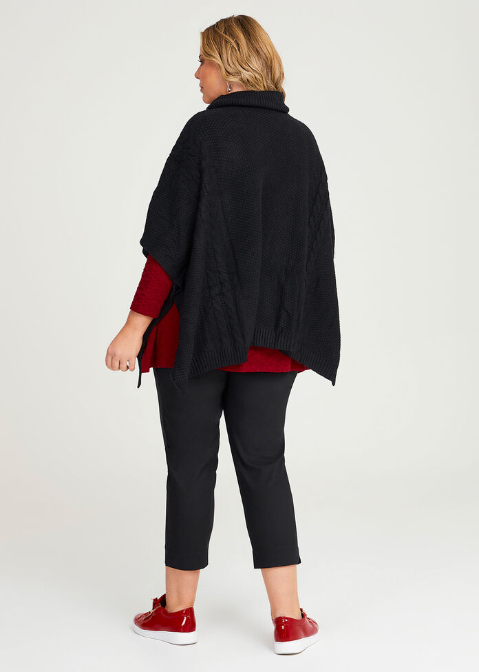 Shop Cable Knit Cowl Neck Poncho | Accessories | Taking Shape NZ