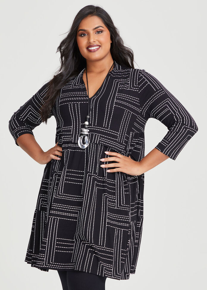 Shop Plus Size Natural Essie Tunic, Multi | Taking Shape AU