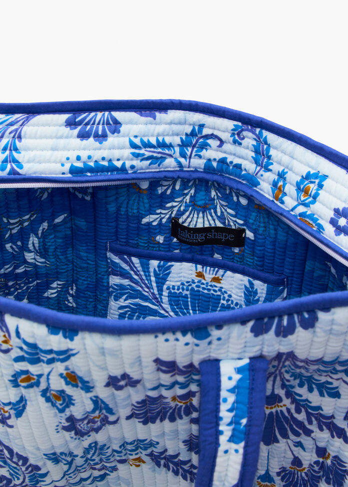 Shop Bohemian Blue Tote Bag in Blue | Accessories | Taking Shape NZ
