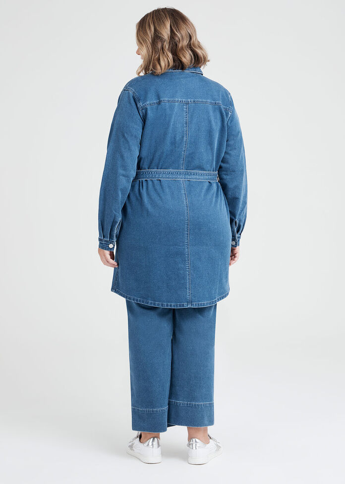 Shop Plus Size Girlfriend Denim Jacket, Blue | Taking Shape AU