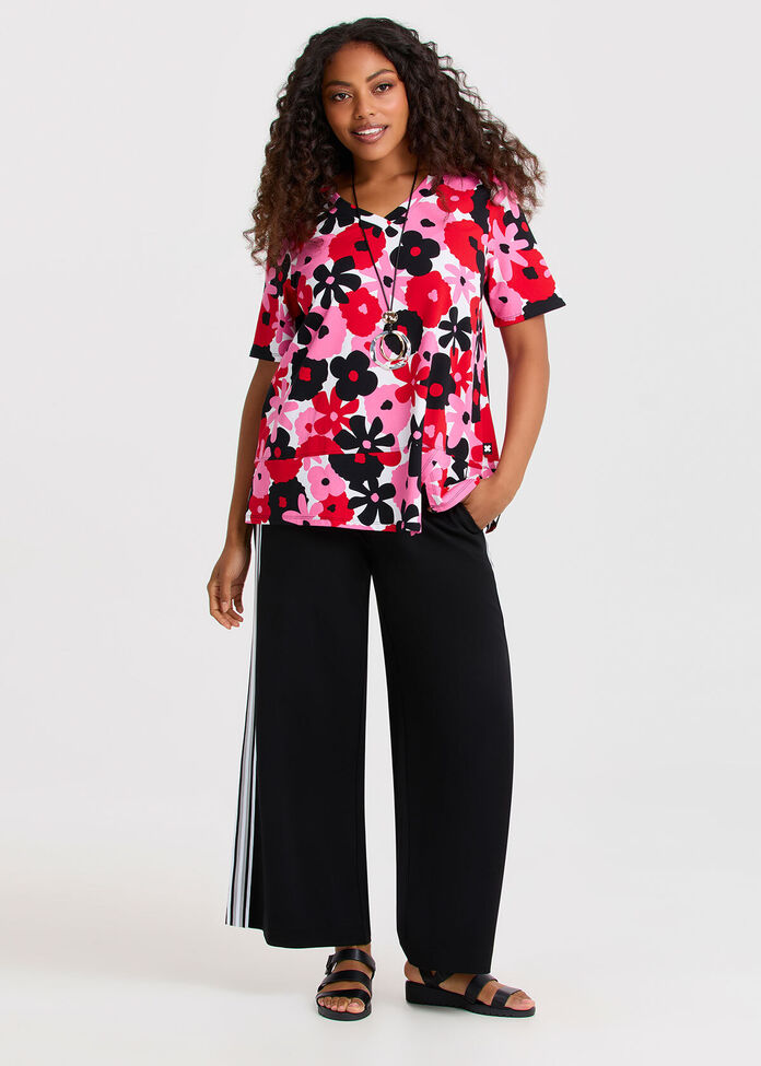 Shop Plus Size Pima Cotton Poppy Top, Floral | Taking Shape NZ
