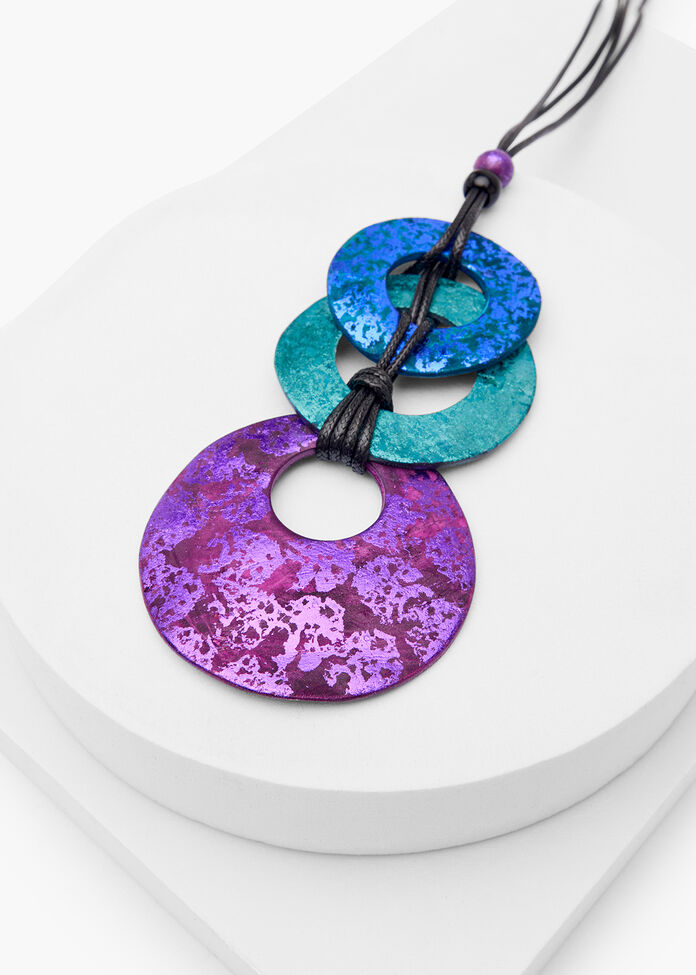 Shop 3 Rings Necklace in Multi | Accessories | Taking Shape AU