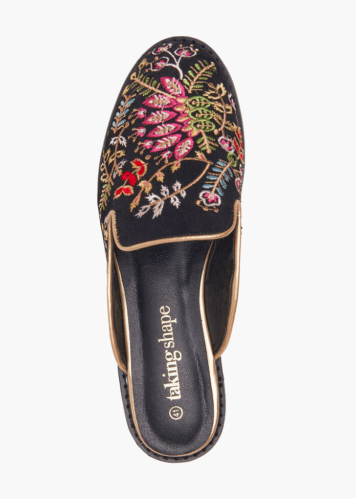 Shop Embroidered Floral Mule | Comfortable Shoes | Taking Shape AU