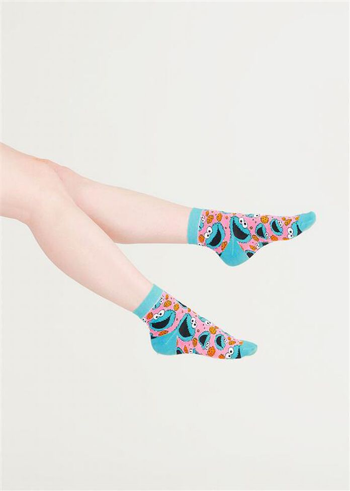 Shop Set/3 Cookie Monster Socks in Multi | Accessories | Taking Shape AU
