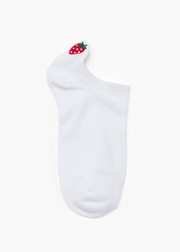 Shop 3 Pack Cotton Embroidered Socks in Multi | Accessories | Taking ...