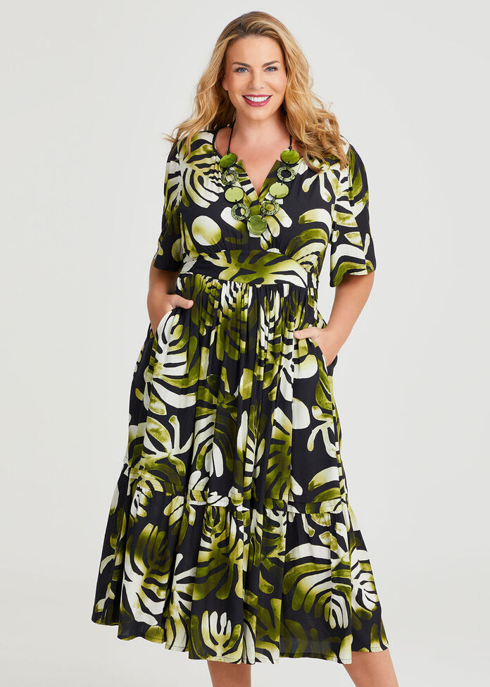 Shop Plus Size Natural Ceres Maxi Dress, Multi | Taking Shape AU