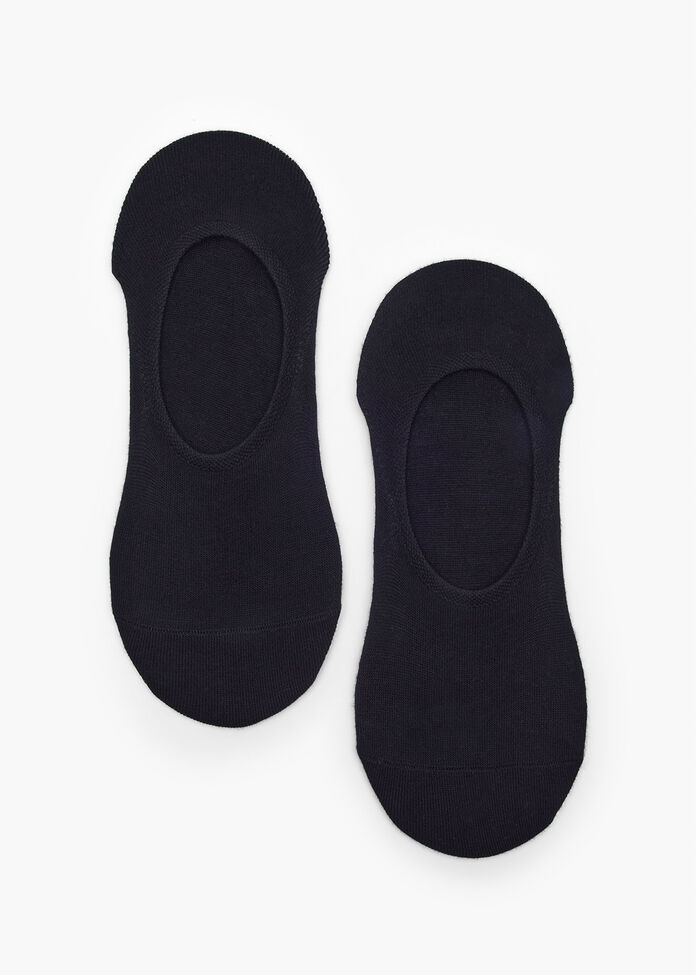 Shop 5 Pack Black Bamboo No Show Socks in Black | Accessories | Taking ...