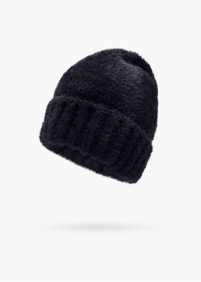 Shop Fuzzy Beanie in Black | Accessories | Taking Shape NZ