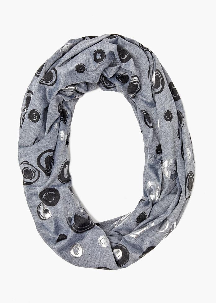 Shop Jersey Foil Print Snood in Grey | Accessories | Taking Shape AU