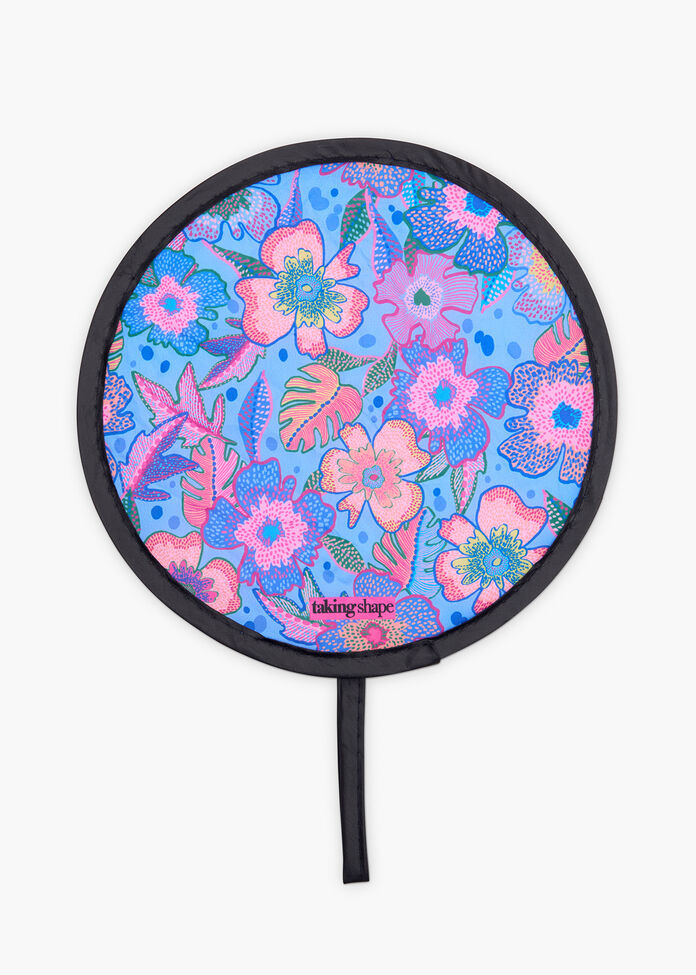 Twist Fan In Mauve Floral, Stylish & Practical | Taking Shape NZ