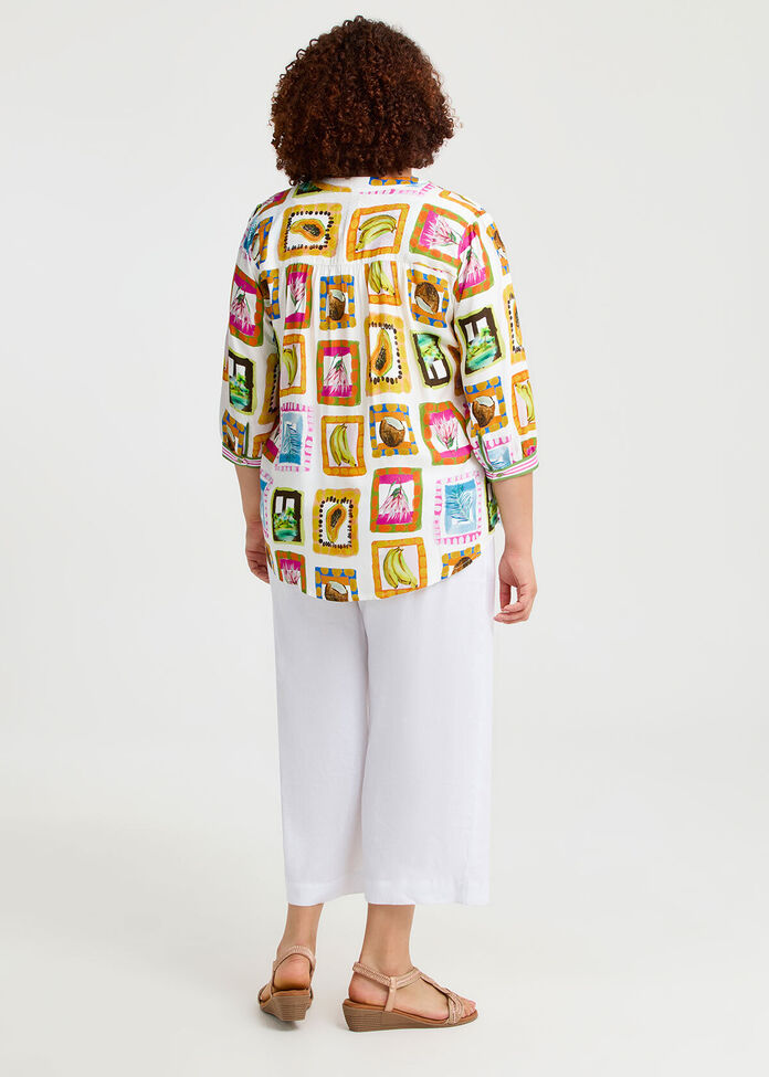 Shop Plus Size Natural Paradise Top, Print | Taking Shape AU