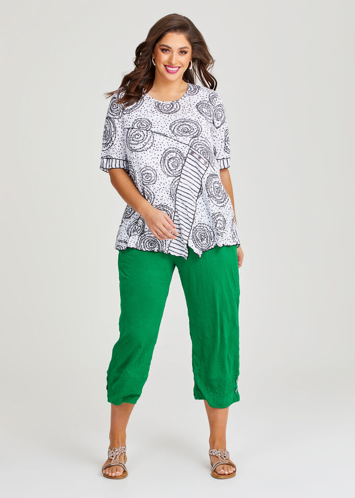 Shop Plus Size Amy Bamboo Foil Top, Multi | Taking Shape NZ