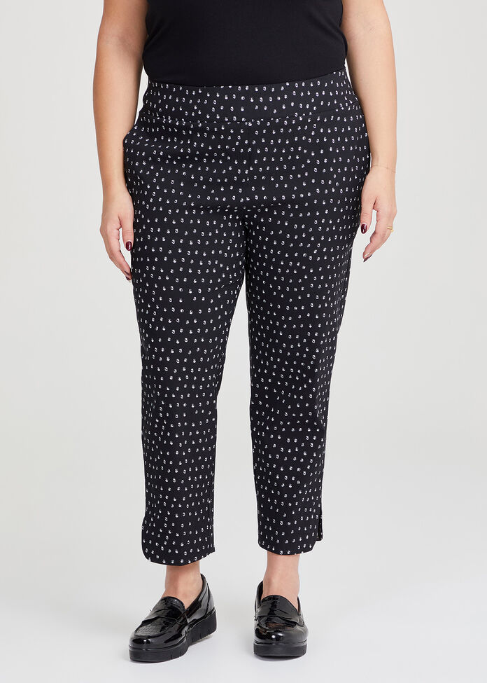 Shop Plus Size Petite Geo Mini Spot Pant in Black | Taking Shape AU