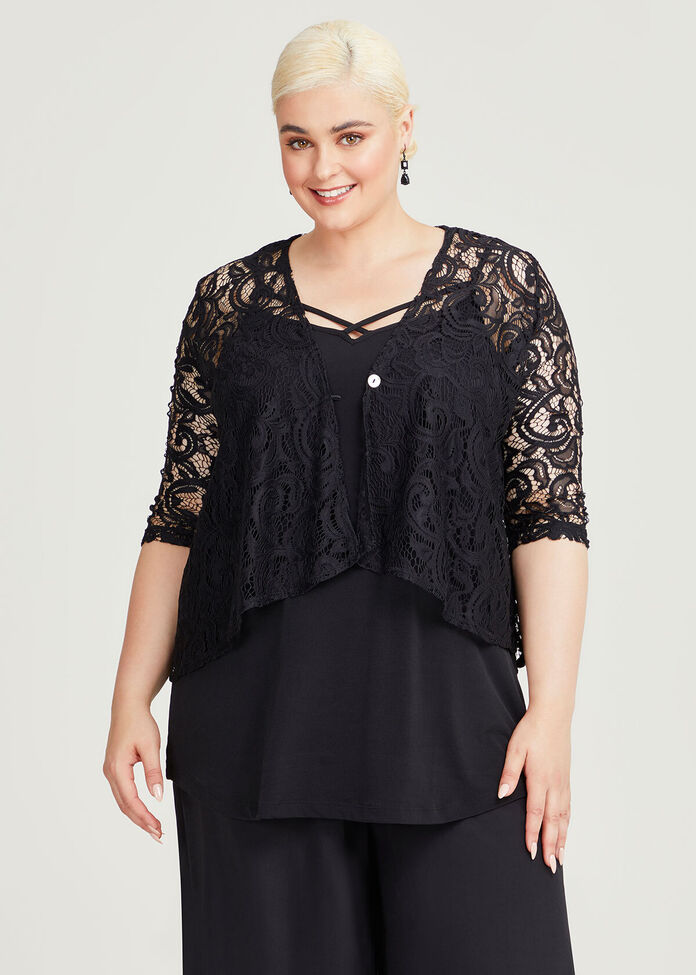 Shop Plus Size Nancy Cardigan in Black | Taking Shape AU