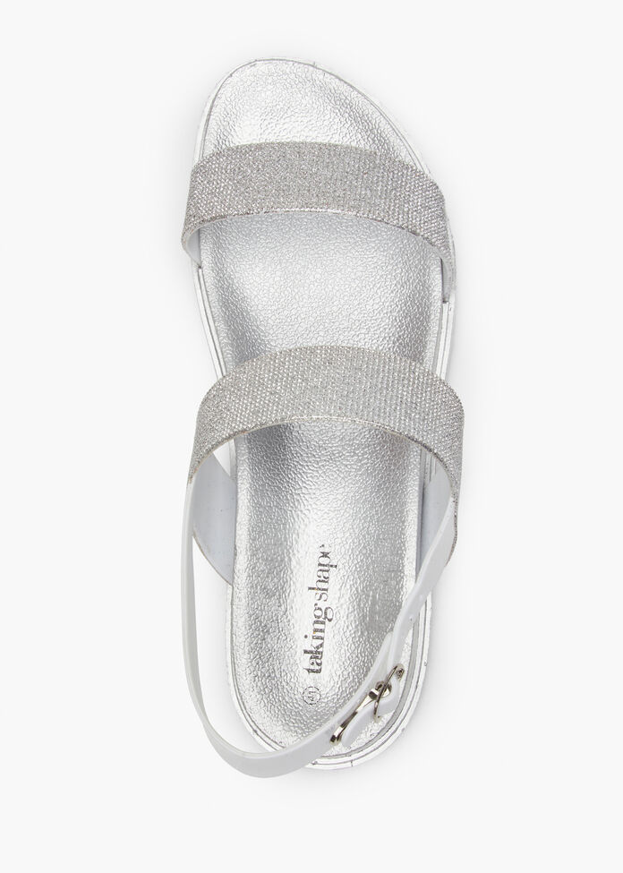 Shop Plus Size Bling Jelly Sandal, Black | Taking Shape AU