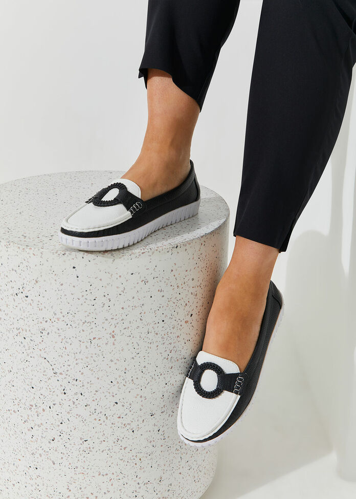 Shop Black Colour Block Loafer | Comfortable Shoes | Taking Shape AU