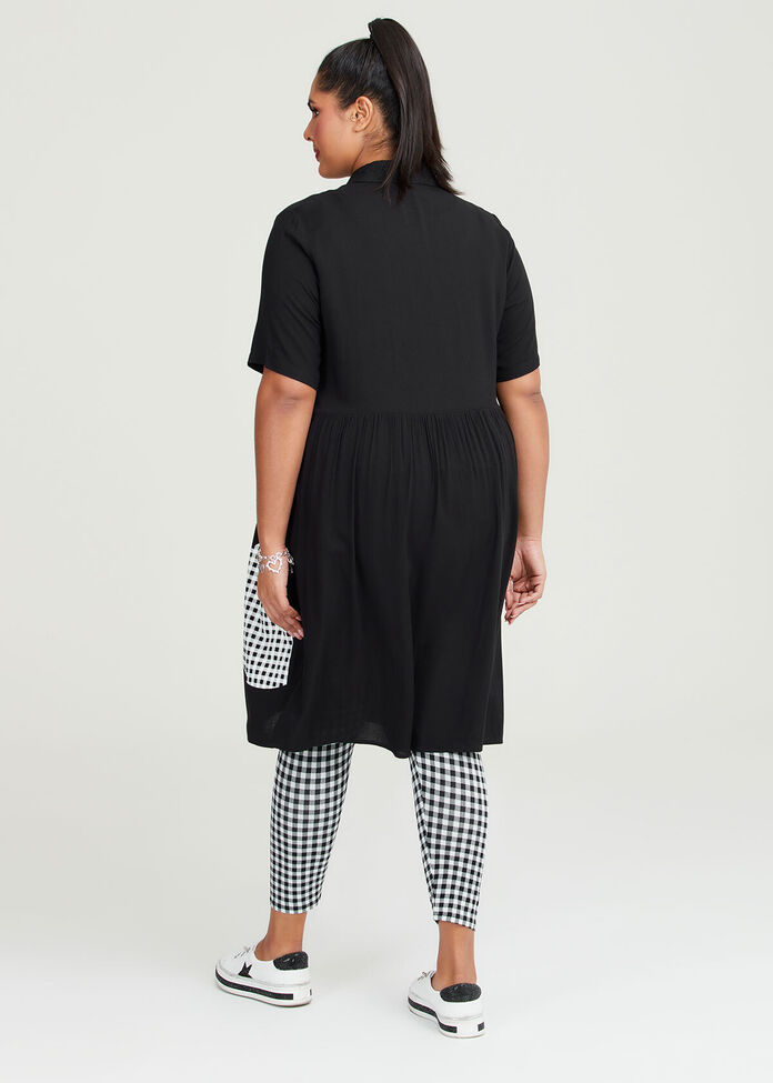 Shop Plus Size Bamboo Check Spot Tier Shirt, Multi | Taking Shape AU