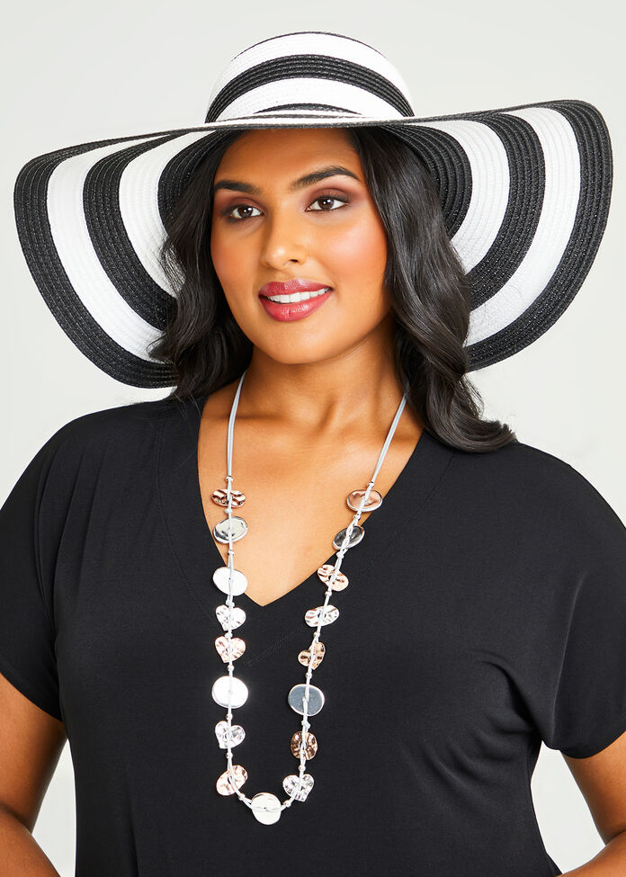 Shop Summer Floppy Hat In Black Accessories Taking Shape Au