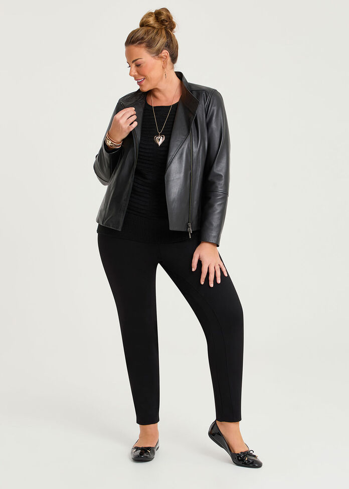 Shop Plus Size Rib Detail Jumper, Black | Taking Shape NZ