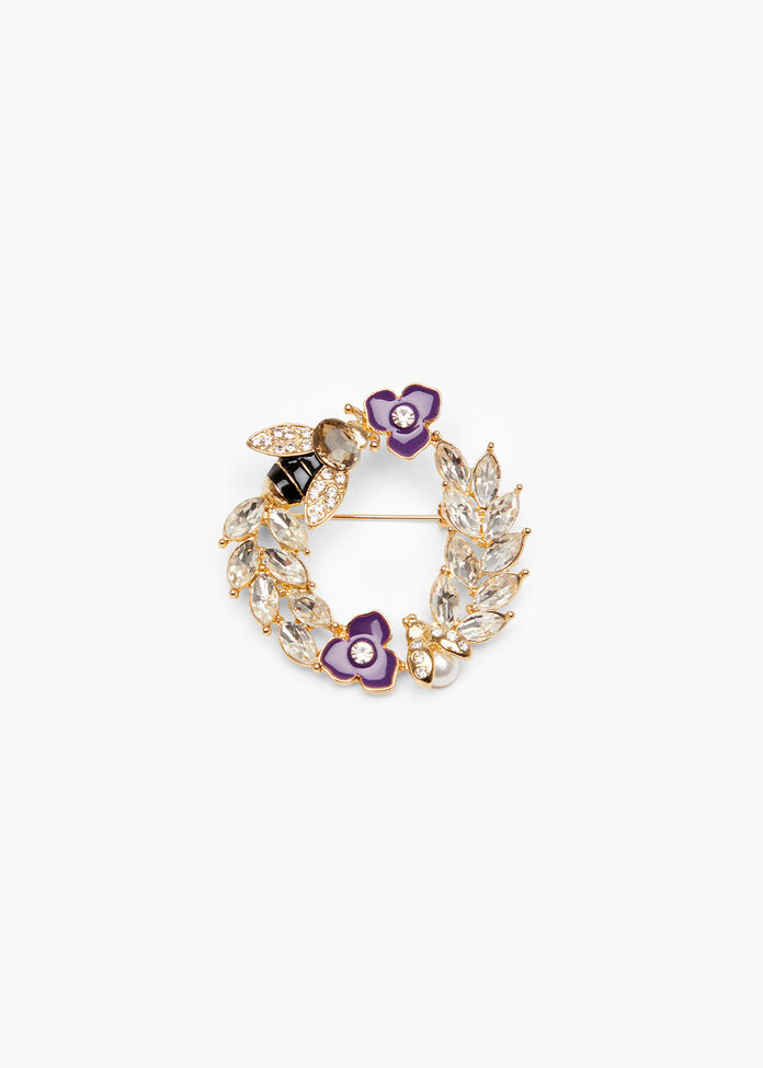 Shop Diamante Bee Brooch in Multi | Accessories | Taking Shape AU