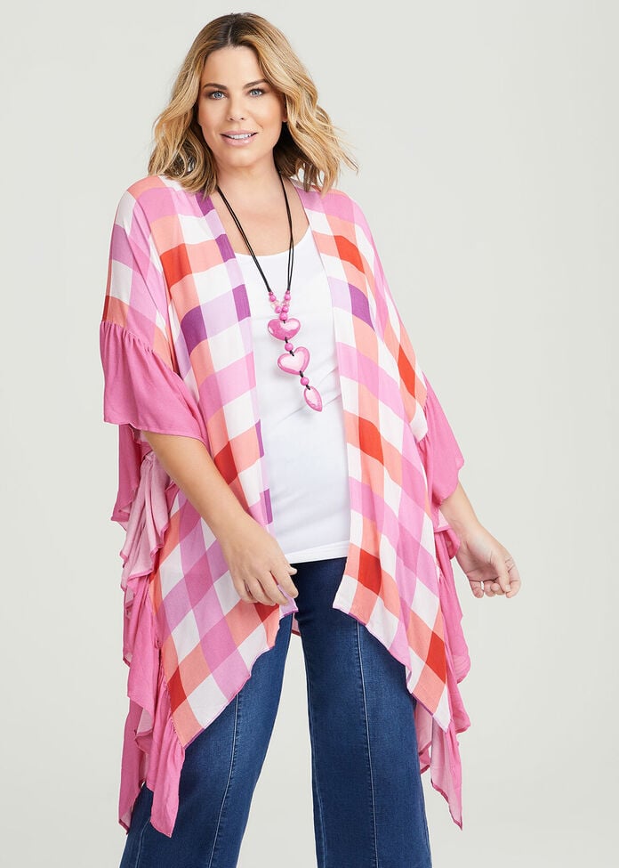 Shop Summer Gingham Cape in Multi | Accessories | Taking Shape AU