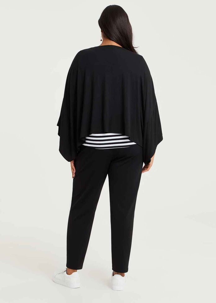 Shop Plus Size Bamboo Cozy Layer Top, Black | Taking Shape NZ
