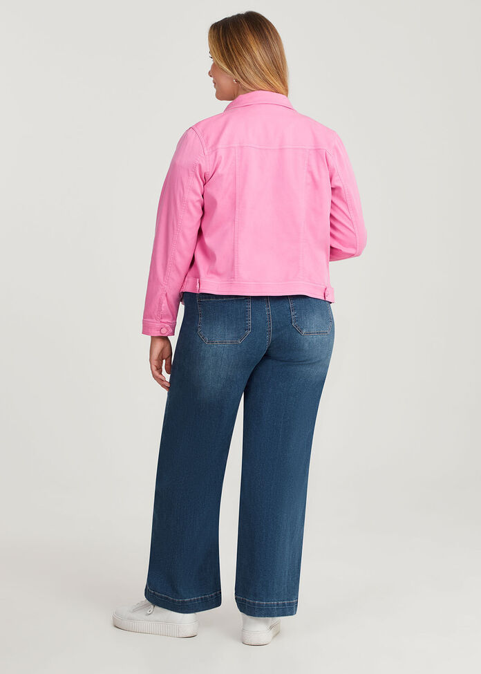 Shop Plus Size Lyocell Blend Stretch Jacket, Green | Taking Shape AU