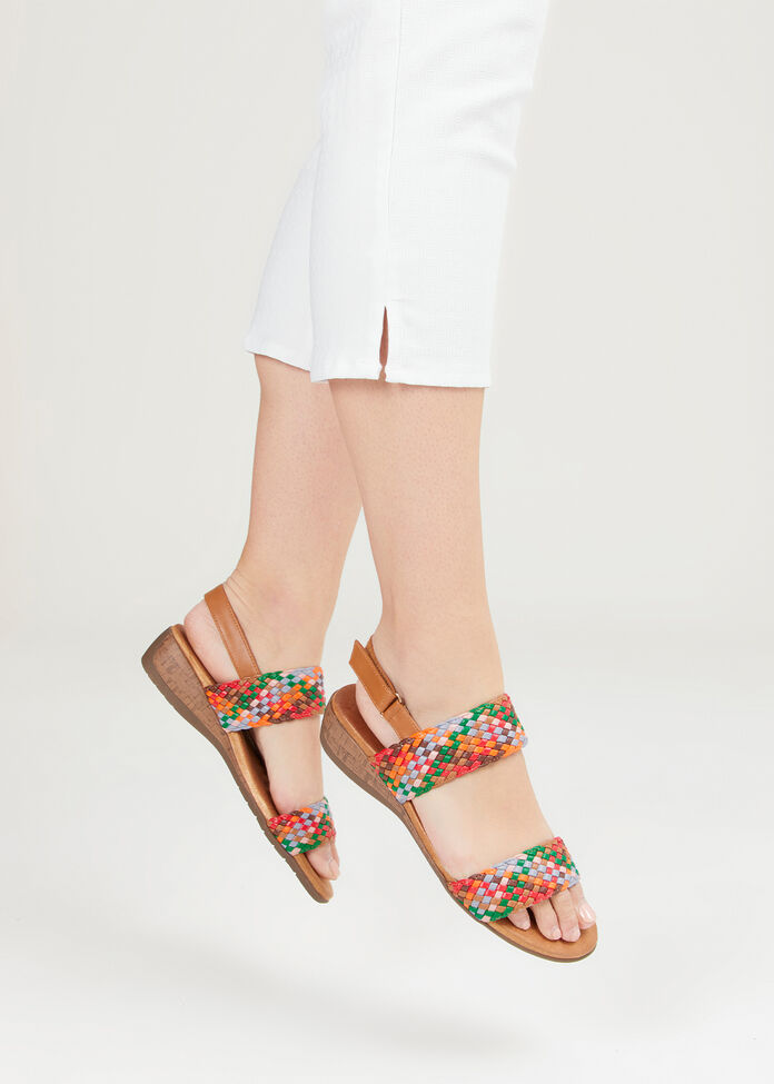 Shop Woven Cork Wedge Sandal Comfortable Shoes Taking Shape Au