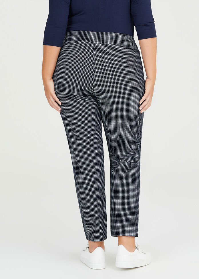 Shop Plus Size Gingham Check Pant, Blue | Taking Shape AU