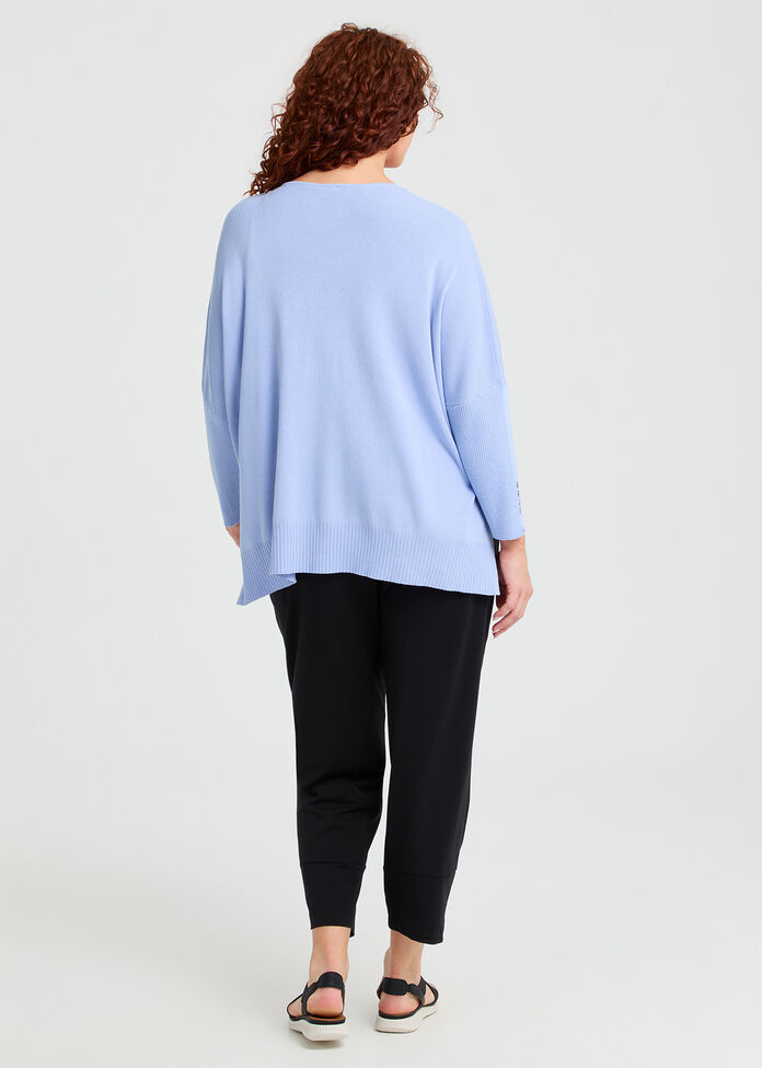 Shop Plus Size Batwing Milano Natural Jumper, Purple | Taking Shape AU