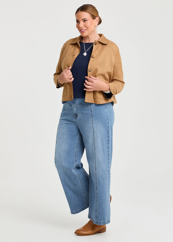 Shop Plus Size Soft Touch Casual Vest, Navy | Taking Shape NZ